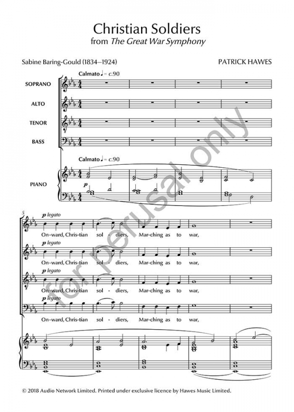 Christian Soldiers(Vocal Score) - Hawes Music Publishing